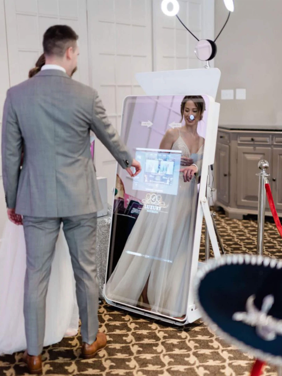 Portable Astro Mirror Photo Booth | Photo Booth International